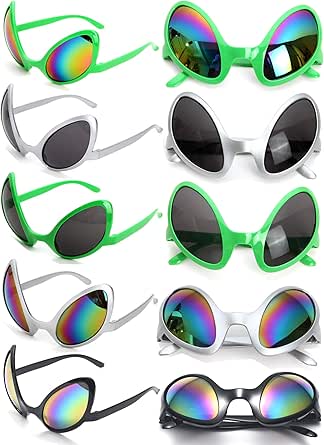 Amazon.com: Assorted Alien Glasses Funny Novelty Sunglasses Shades Eye ...