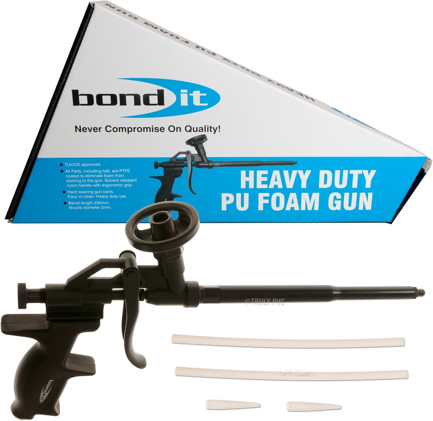 Bond It Heavy Duty Professional Foam Gun, Black - BigaMart