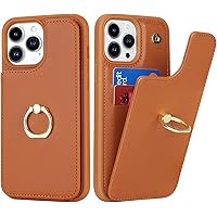 Amazon.com: Lipvina for iPhone 14 Pro Max Case with Card Holder,Credit Card Holder,Ring Stand ...