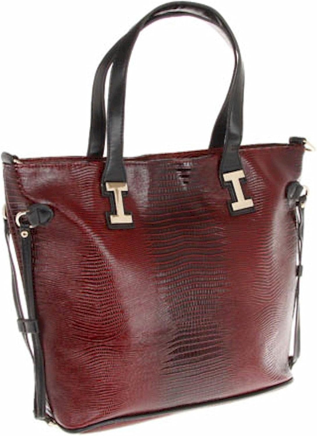 Equilibrium Red and Black Tote Bag: Amazon.co.uk: Shoes & Bags