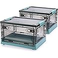 Amazon.com - BTSKY 2 Pack Collapsible Storage Bins with Double Side ...