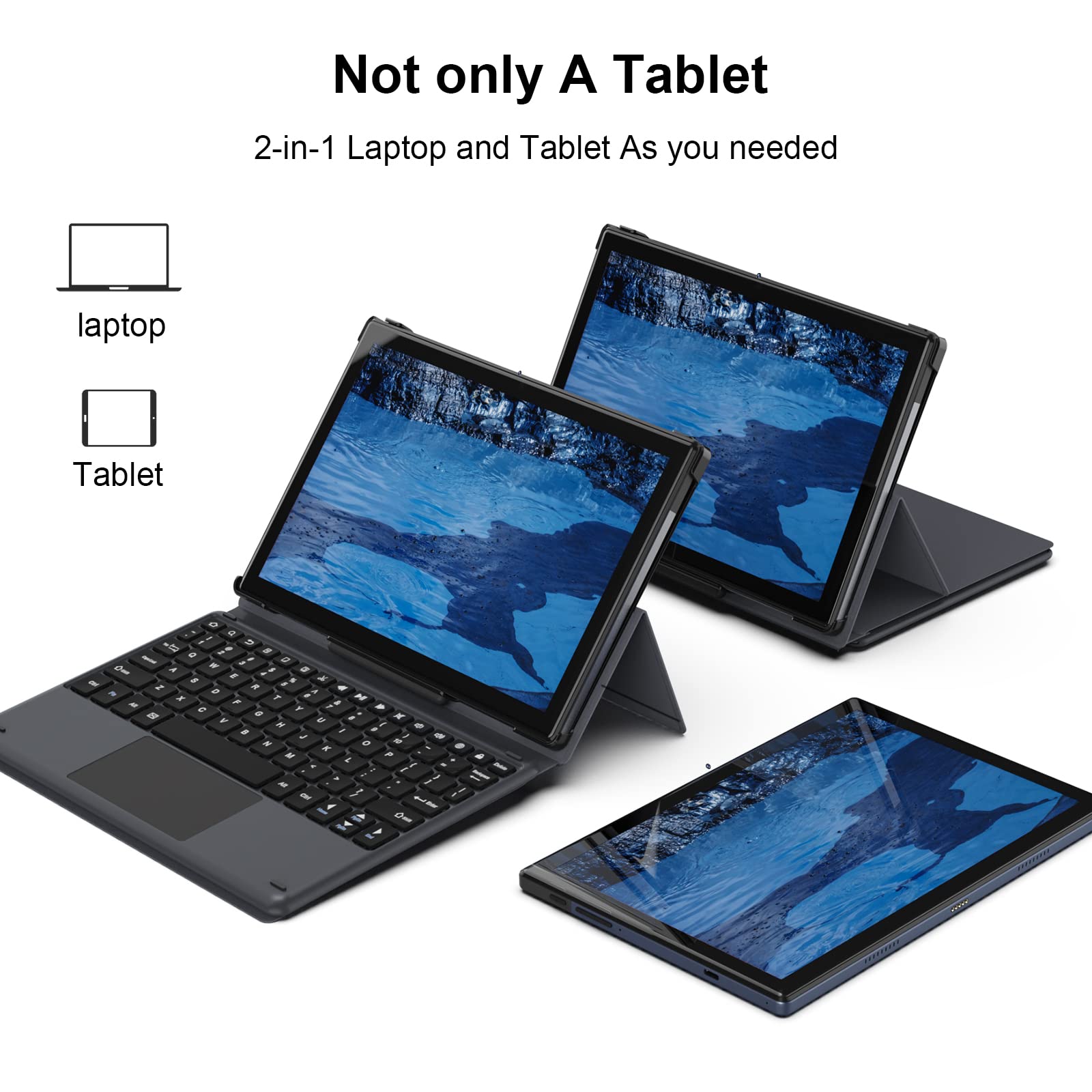 Mua AWOW Android Tablet 10.1 inch, 2 in1 Android 11 Tablets with ...