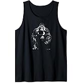 Amazon.com: Gorilla Face Angry Growling Scary Silverback Gorilla Tank ...