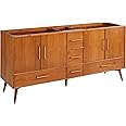Amazon.com: Signature Hardware 478413 Novak 72" Double Vanity Cabinet ...