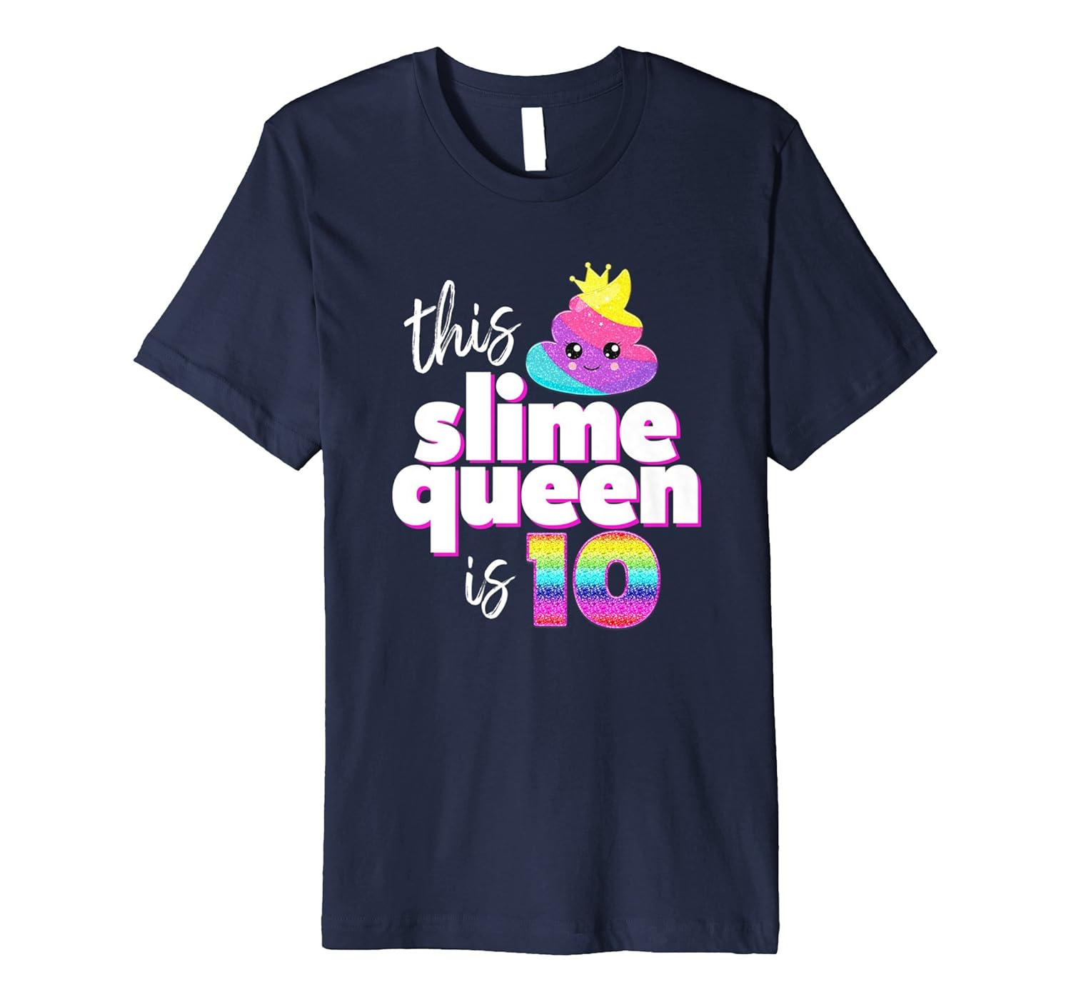 Slime Shirts for Girls Slime Queen 10th Birthday Shirt-ln – Lntee