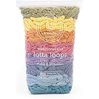 Amazon.com: friendly loom | Mixed Pack - 7” Traditional-Sized Potholder Weaving Loops | Craft 8 ...