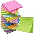 Amazon.com : (24 Pack) Lined Sticky Notes 3x3 in Post Ruled Stickies ...