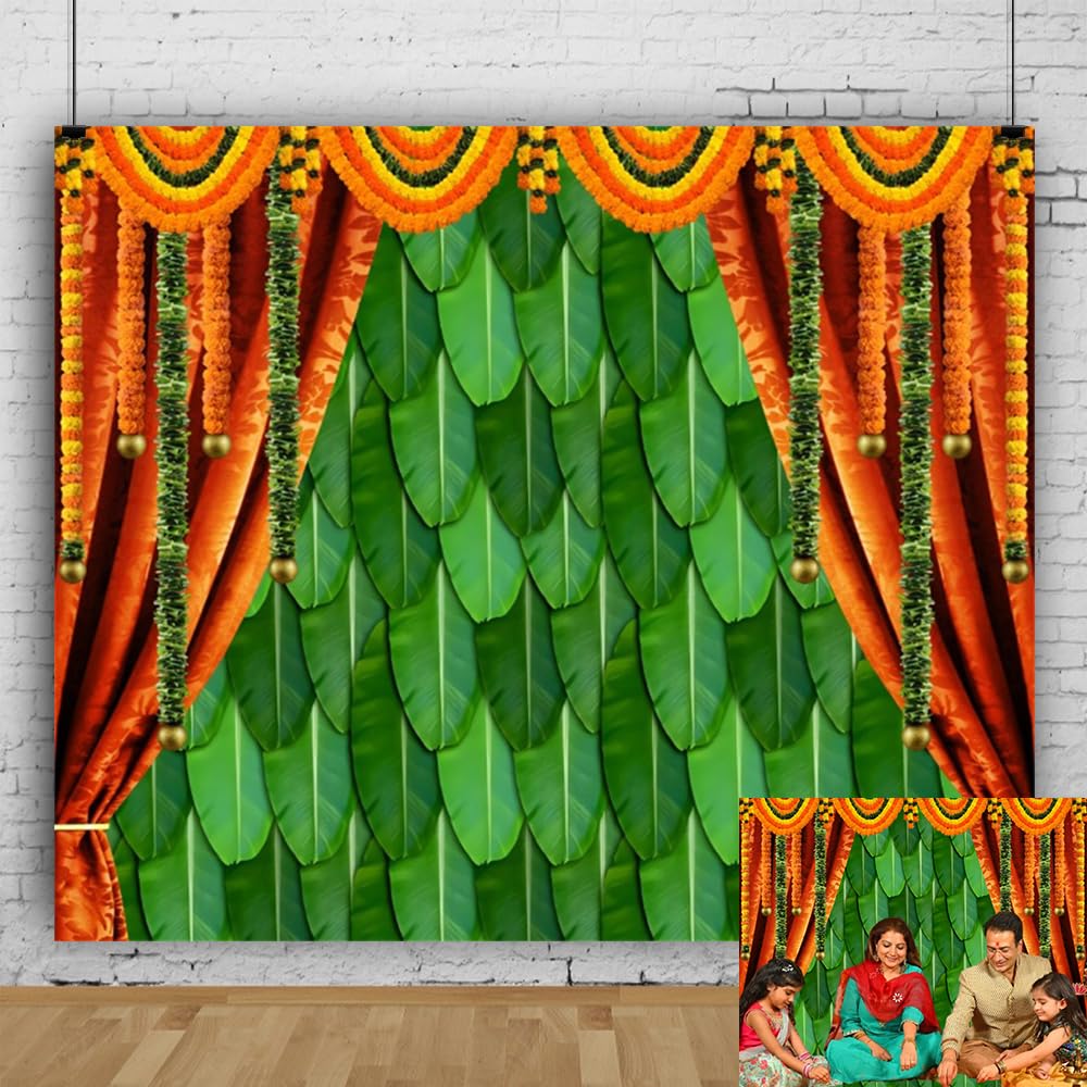 India Pooja Traditional Photography Backdrop 10x8ft Indian Puja Ganpati ...