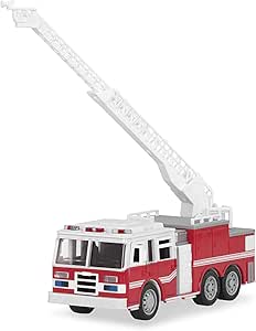 DRIVEN by Battat — Micro Fire Truck — Mini Red Toy Fire Truck with ...