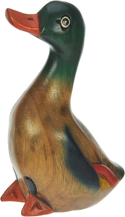 Namesakes Hand Carved Wooden Duck Ornament : Top Christmas and Birthday ...