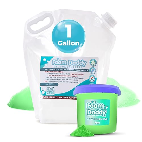 FoamDaddy UV Glow & Gel Solution – Professional Ultra-Concentrated Gel ...