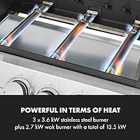 Klarstein Tomahawk 31 S Gasgrill - 3 Brenner - 1 Wok-Brenner ...