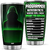 Amazon.com: CUBICER Computer Programmers Tumblers Programmer Funny Humor Coffee Stainless Steel ...