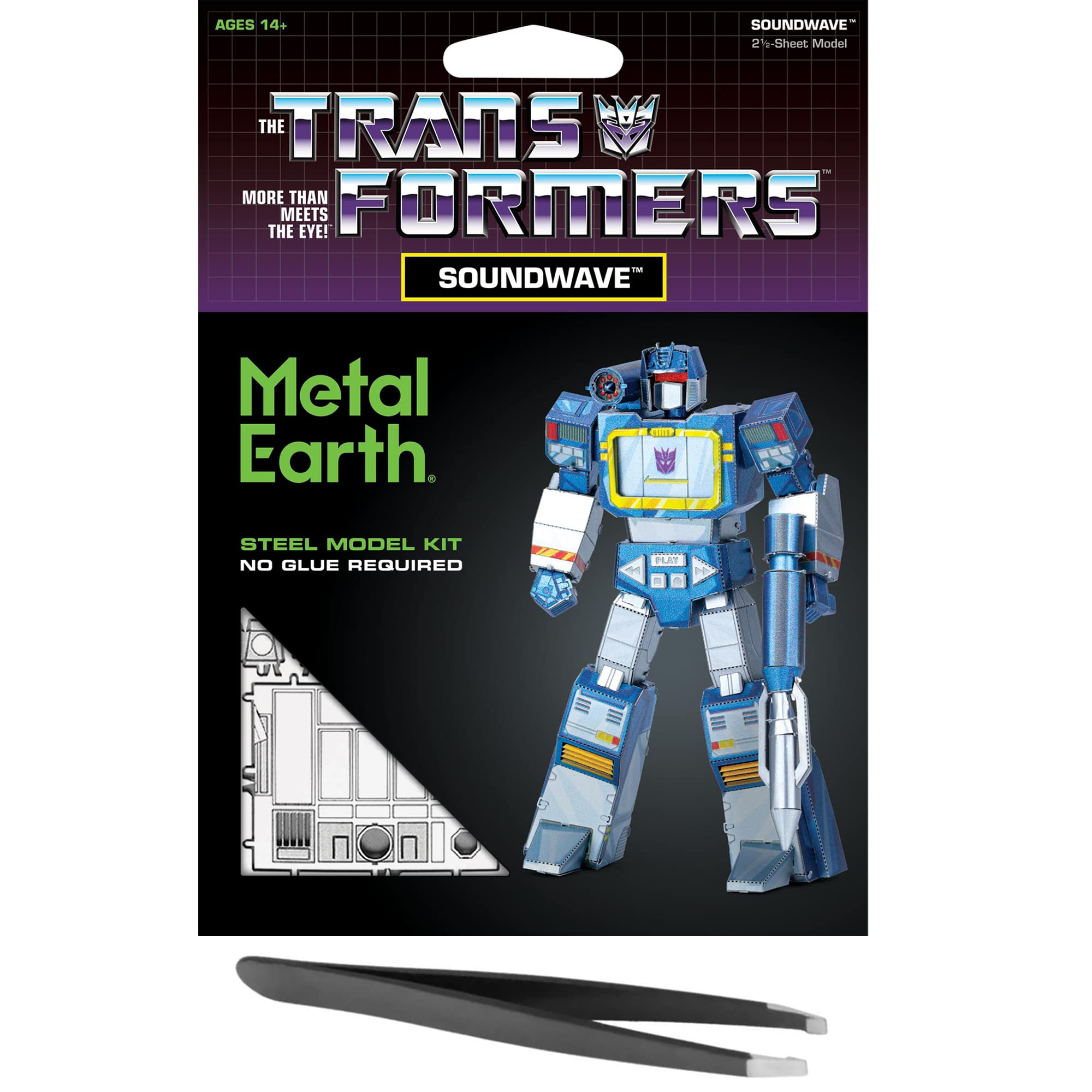Metal Earth Fascinations Transformers Soundwave Color 3D Metal Model ...