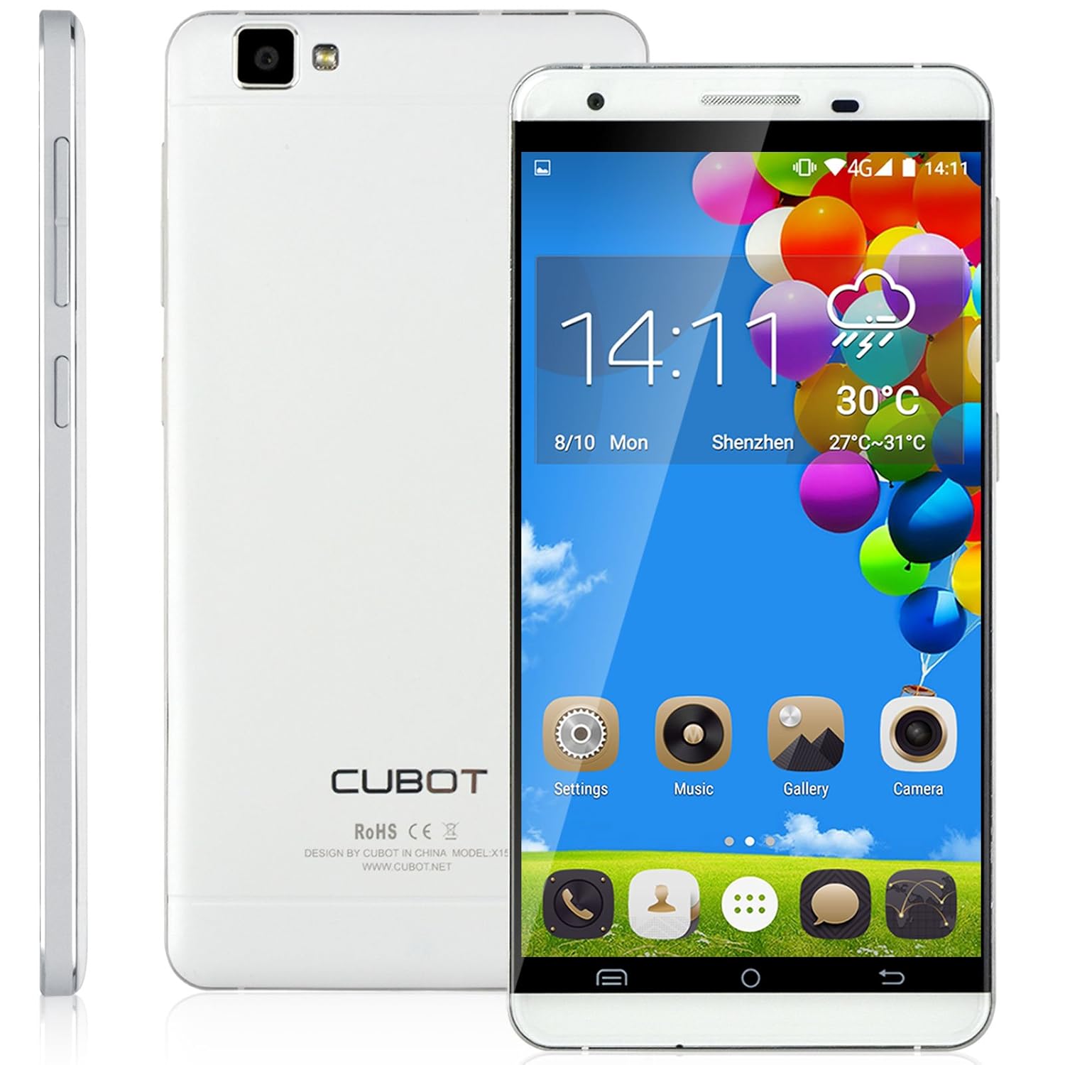 Cubot X15 Ohne Vertrag Smartphone Handy 5.5 Zoll 1920×1080 Pixeln FHD ...