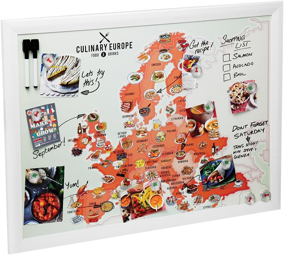 World Map, Magnetic whiteboard maps to Draw, Pin and Plan Your Travels ...