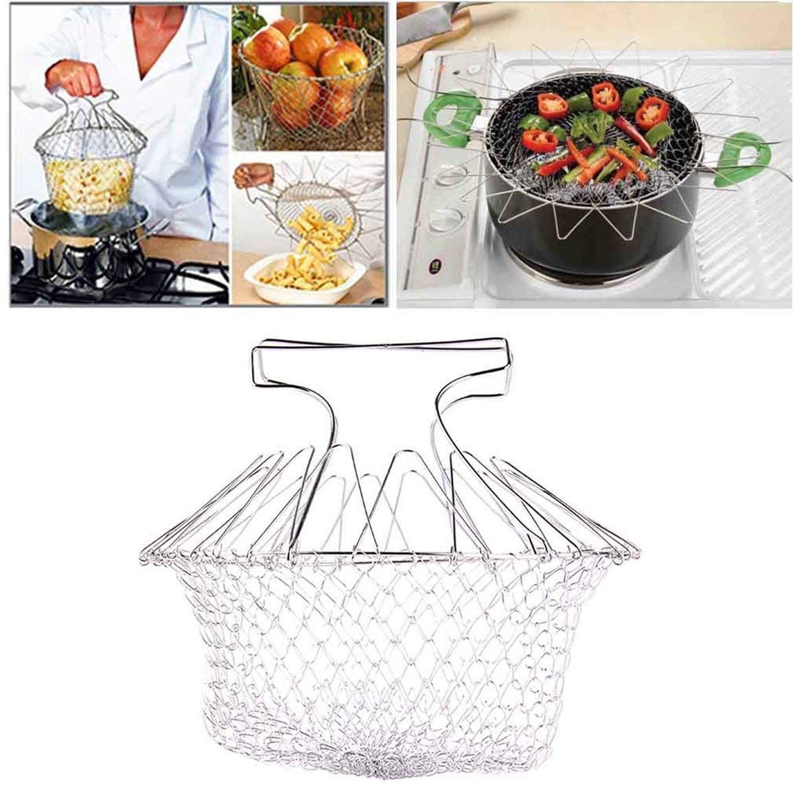 Scolapasta Cestello per friggere olio in acciaio inox Cestello ...