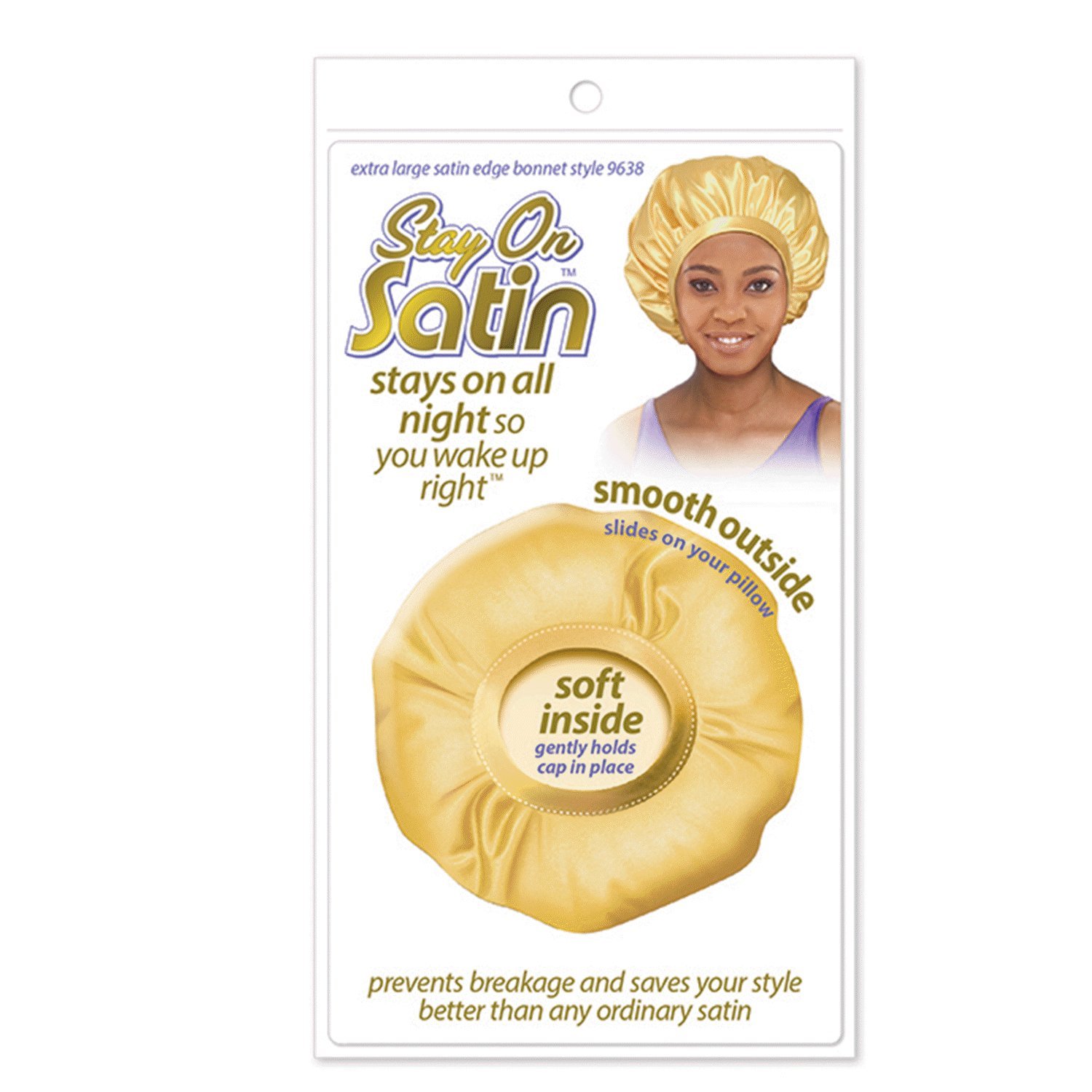 Buy Stay On Satin Edge Bonnet, Extra Large Online at Low Prices in ...