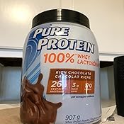 Pure Protein Powder, Whey, Great for Shakes, Vanilla Cream, 2 lbs ...