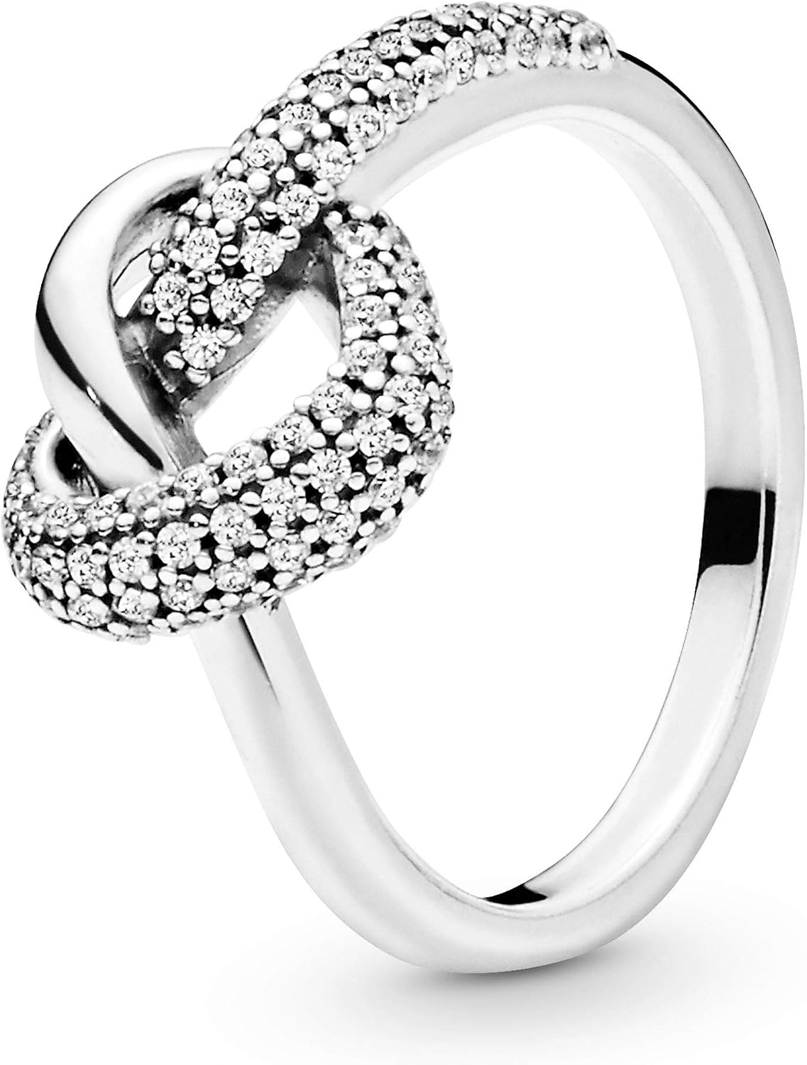 Pandora Jewelry Knotted Heart Ring For Women In Sterling Silver With Pandora Jewelry Knotted Heart Ring For Women In Sterling Silver With
