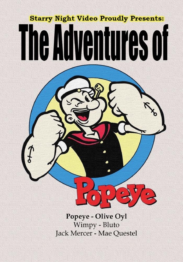 Amazon.com: The Adventures of Popeye: Dave Fleischer, Popeye, Olive Pyl ...