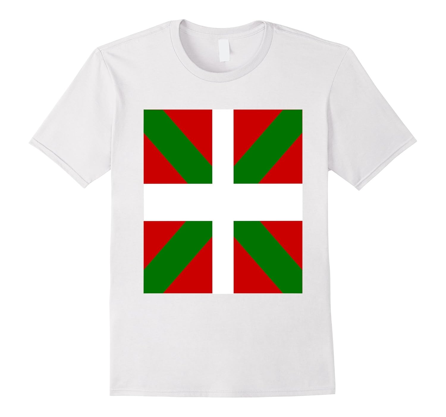 Basque Flag T-Shirt Bilbao Vasconia Pais Vasco Graphic Tee-4LVS ...