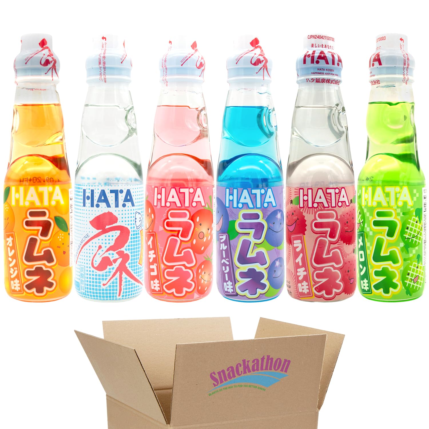 Mua Ramune Japanese Soda, Variety Pack, 6 Marble Soda: Blueberry ...