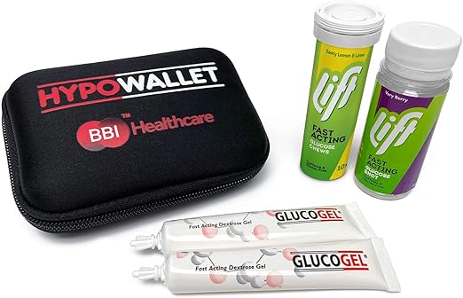 Hypowallet Hypo Wallet Contains Gluco Tabs, Gluco Juice & Gluco Gel ...