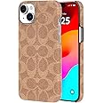 Amazon.com: Coach Signature Canvas Slim Wrap iPhone 15 Plus Case, Compatible with Wireless ...