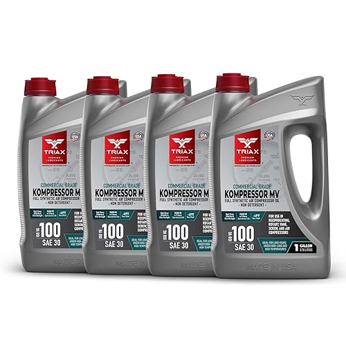 TRIAX Kompressor MV 100 SAE 30, Full Synthetic, Multi-Vis Air ...