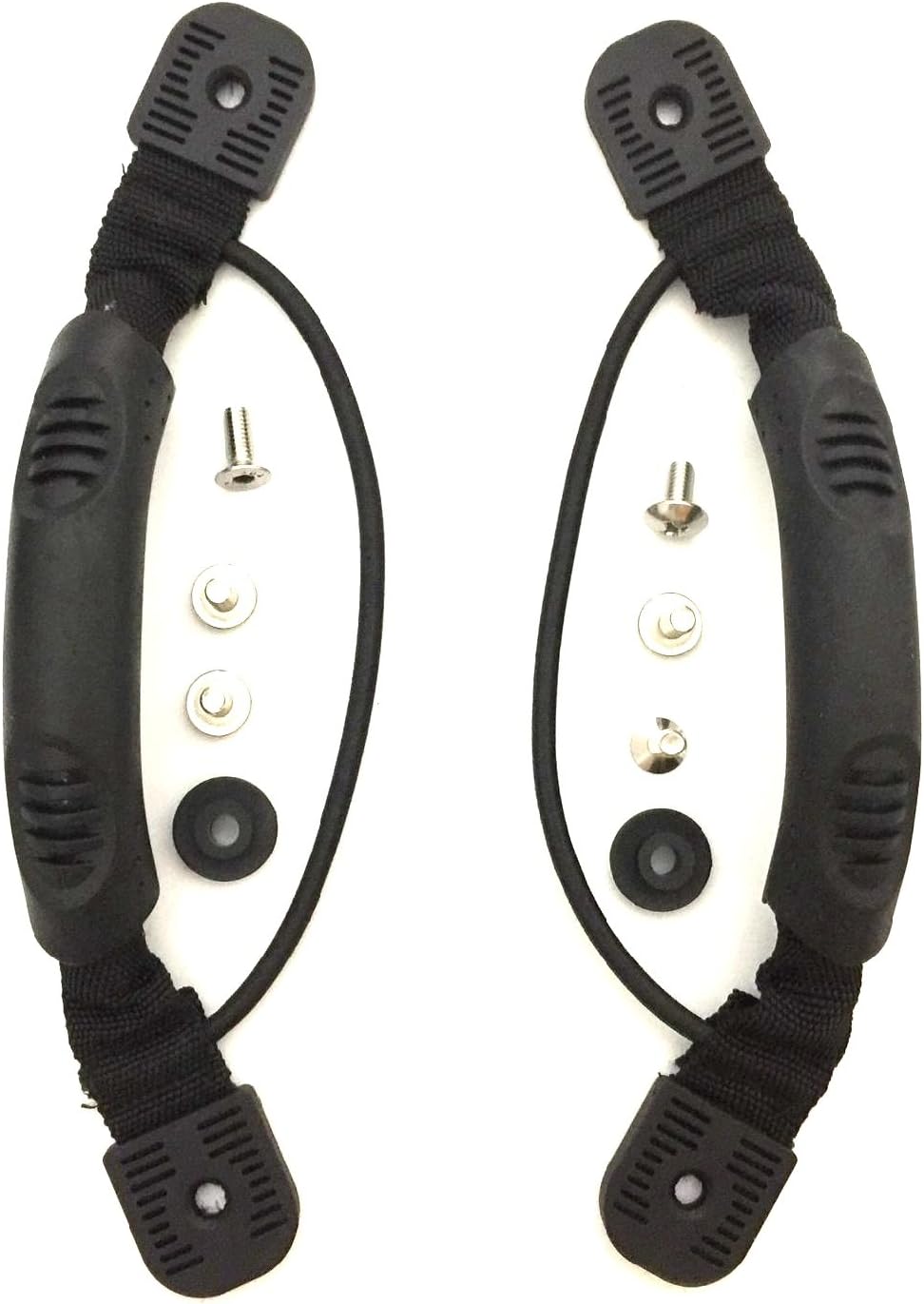 Anndason 2 Pcs Black Kayak Canoe Boat Side Mount Carry Handles/Paddle ...