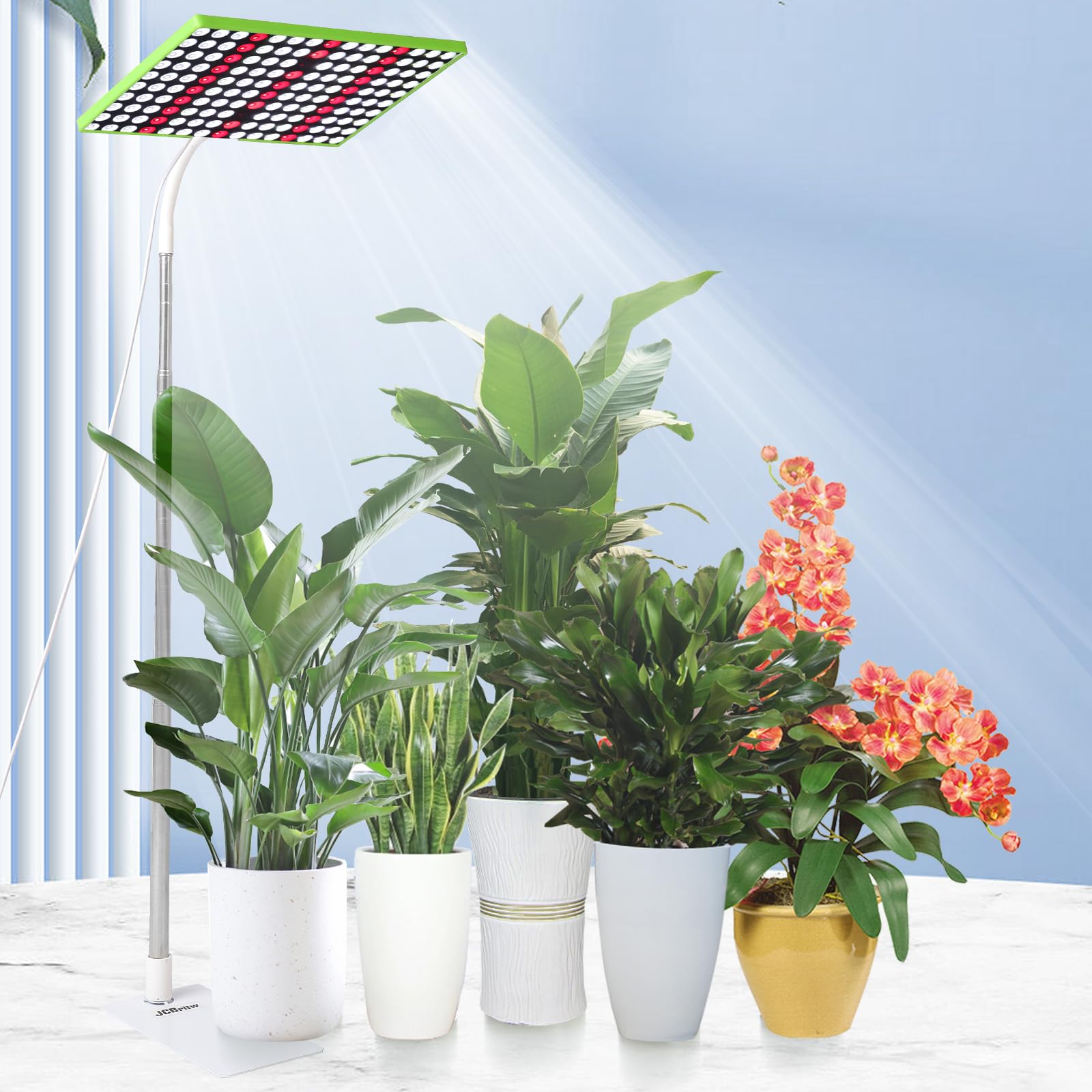 Mua JCBritw 100W Plant Growing Light with Stand, Freestanding, Floor ...