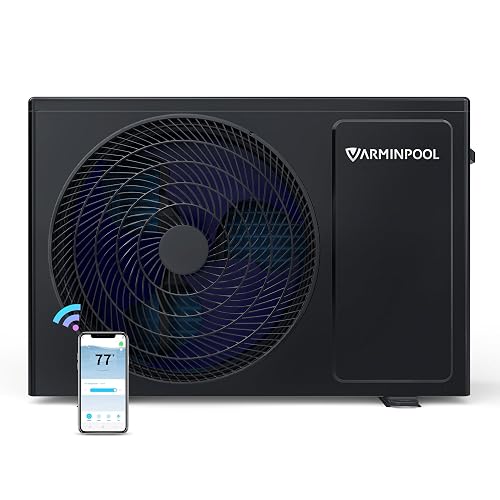 27000BTU Pool Heat Pump for 7,000 Gals In and Above Ground Pool, Pro ...