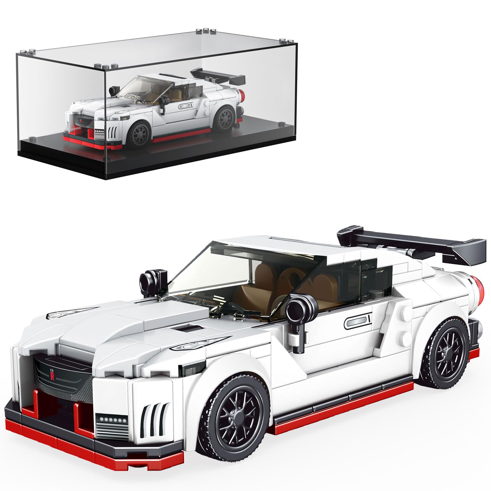 Mua Mould King Speed Champion Nissan GTR Car Models Building Toys with ...