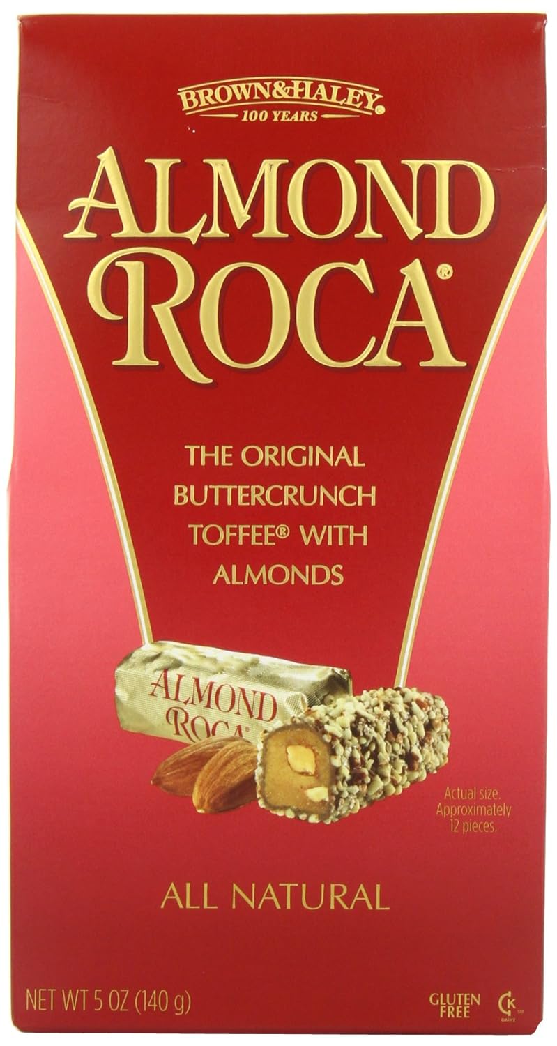 Amazon.com : Almond Roca, Buttercrunch Toffee With Chocolate & Almonds ...
