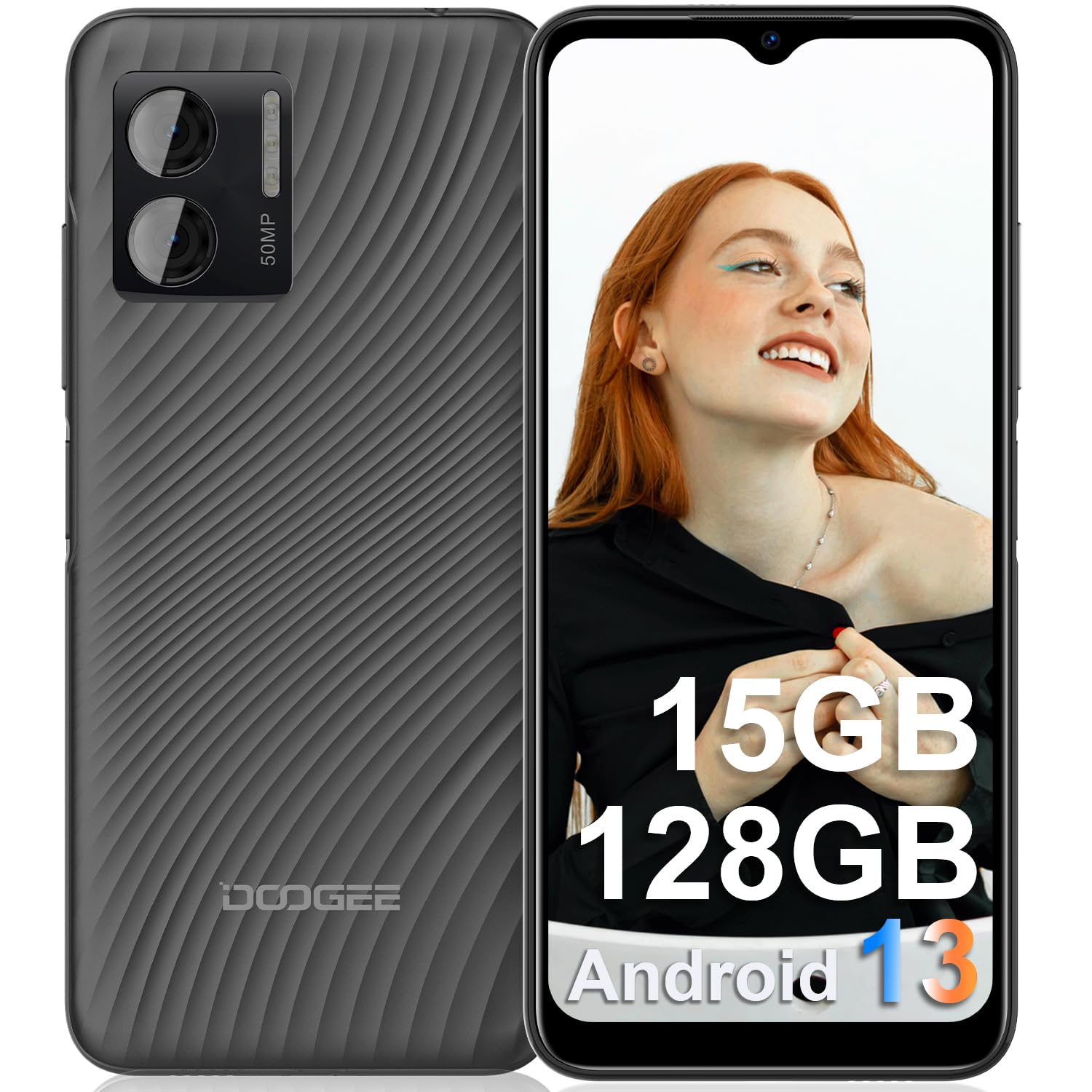 Mua DOOGEE N50 2023 Unlocked Cell Phone, 15GB+128GB Android 13 ...