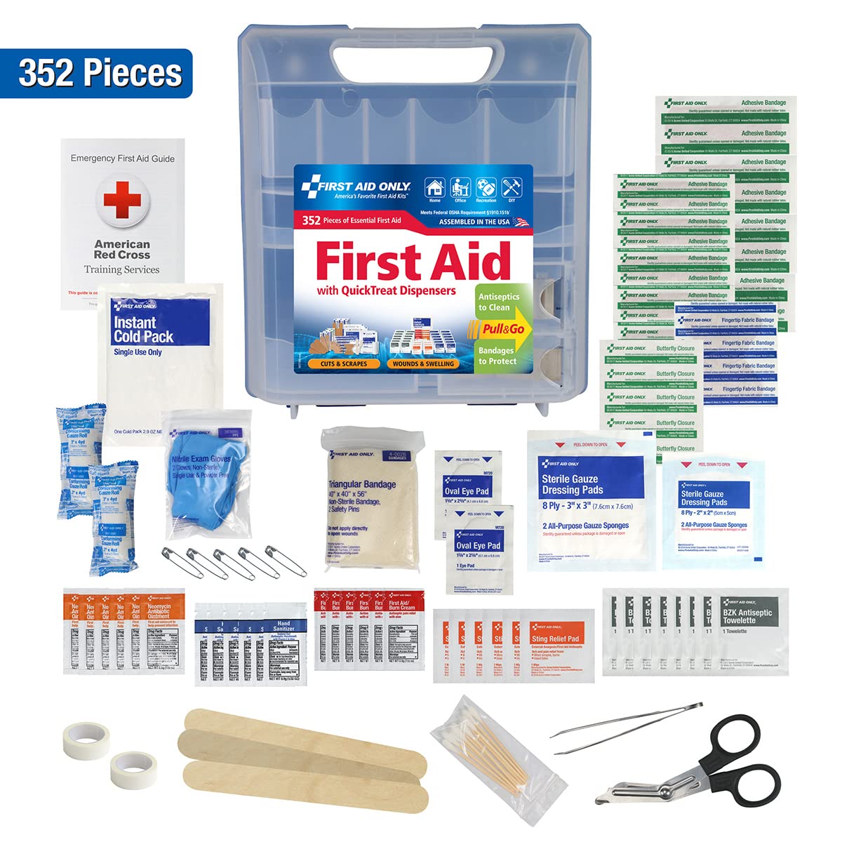 Mua First Aid Only 91268 QuickTreat Dispenser Emergency First Aid Kit ...