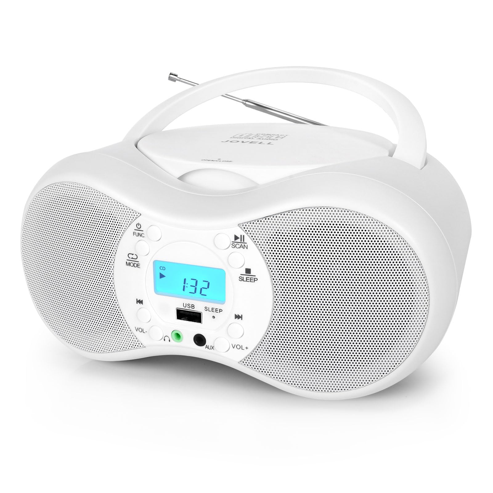 CD-X9C Boombox Portable CD Player, Boombox CD Player Combo for Kids, AC ...