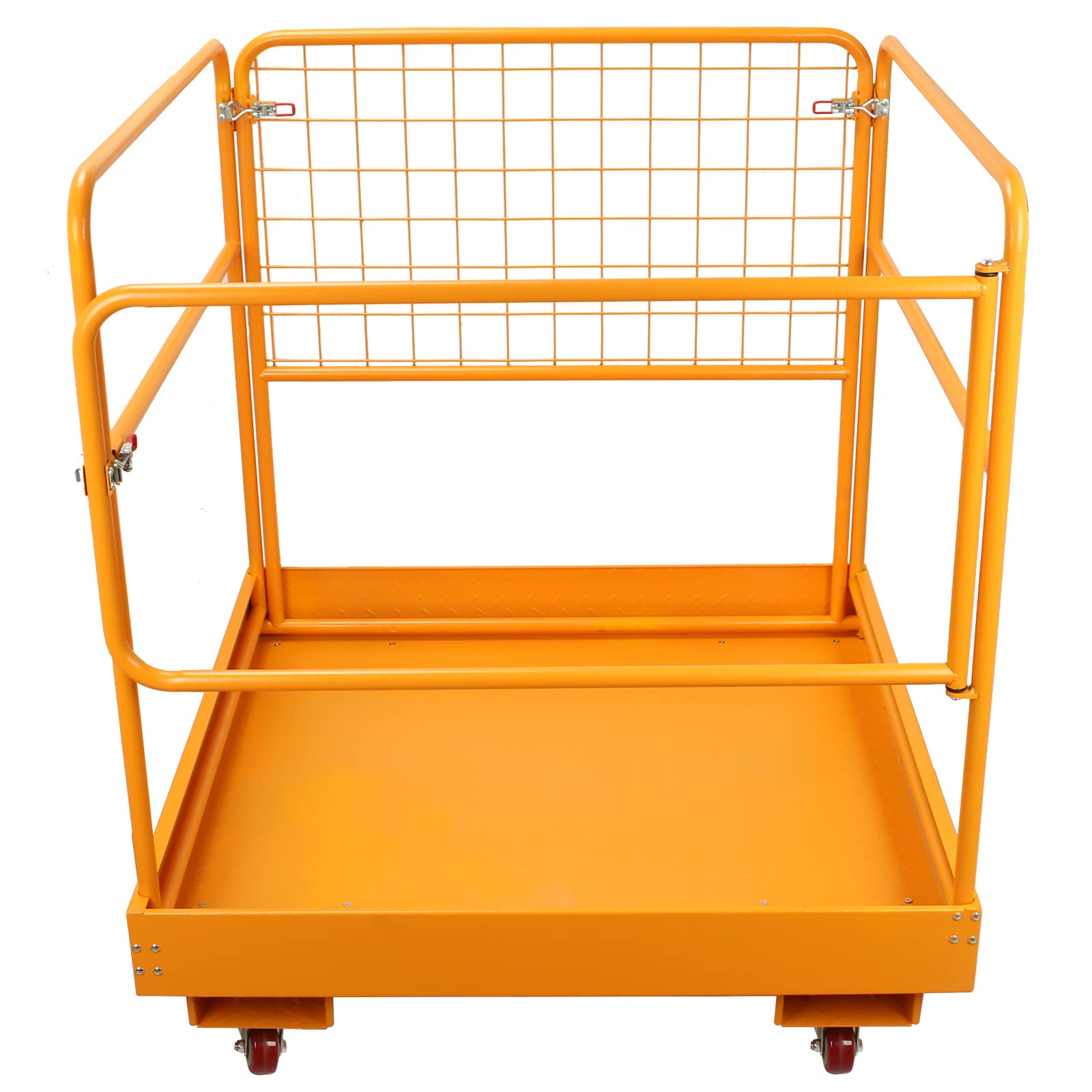 Forklift Man Basket Forklift Safety Cage Aerial Rails 36x36 Inch 750lbs ...
