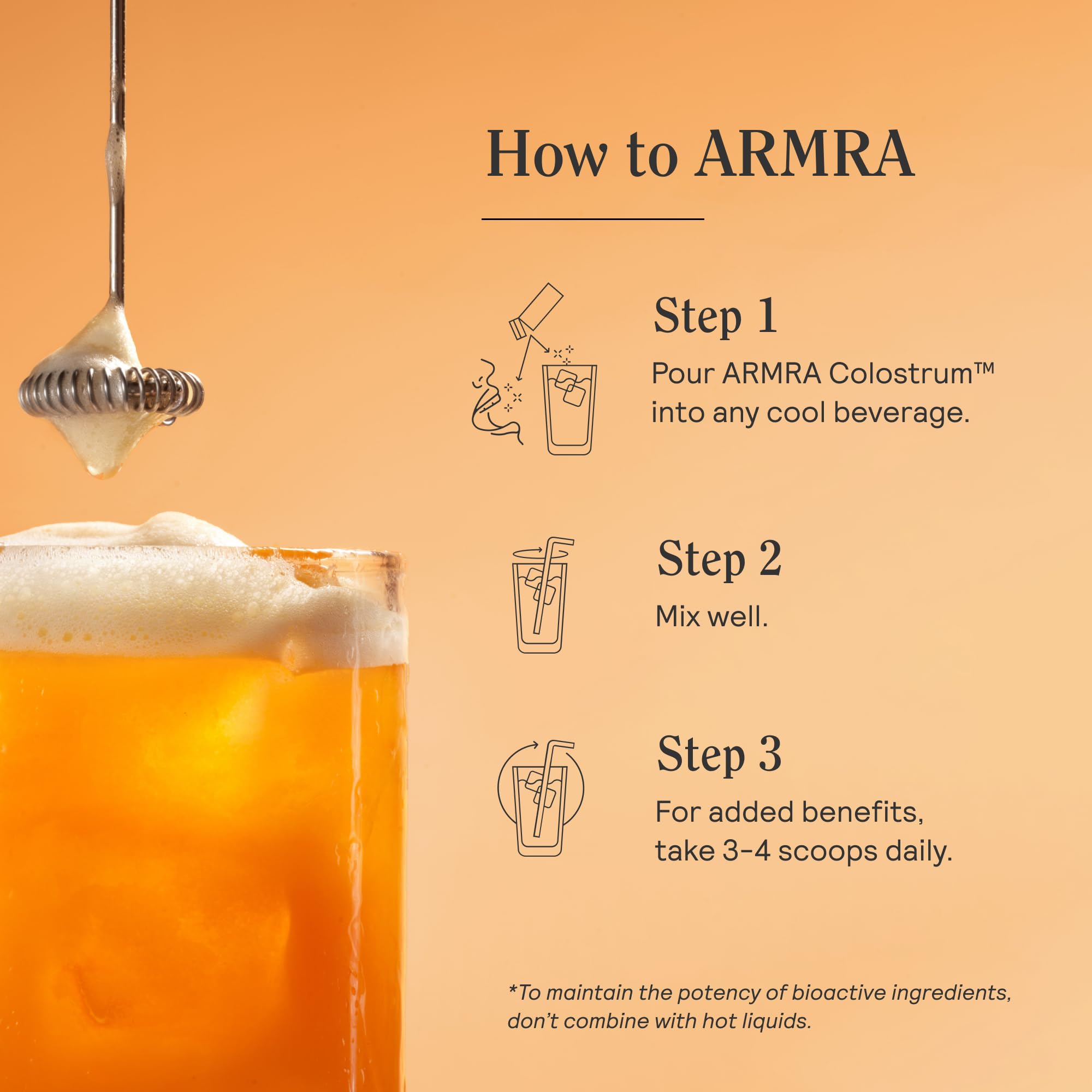 ARMRA Colostrum™ Premium Powder, Grass Fed, Gut Health Bloating ...