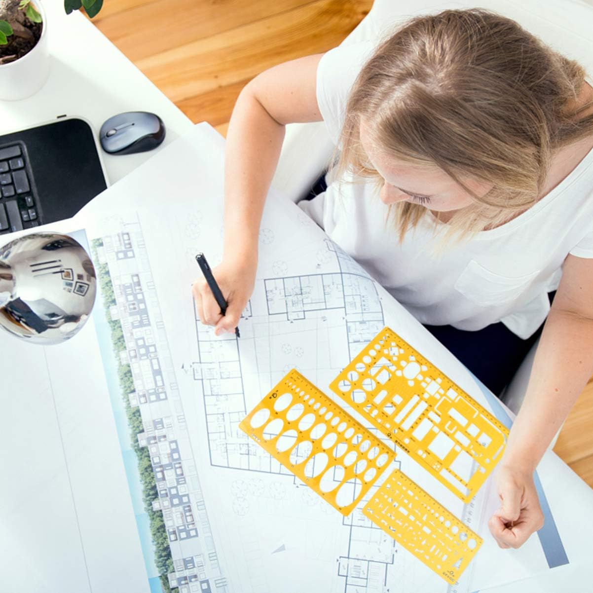 ULTECHNOVO Architectural Templates Kit – House Plan Interior Design ...