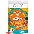 Amazon.com: OLLY Hello Happy Gummy Worms, Mood Balance Support, Vitamin ...