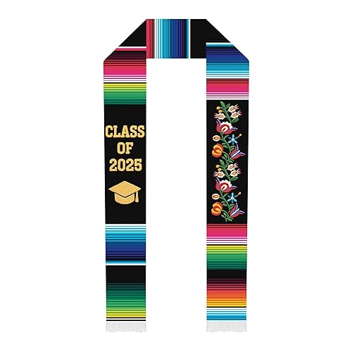 Deluxe Mexican Graduation Sash 2025 | Embroidered Graduation Stole ...