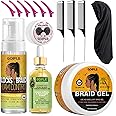 Amazon.com : Strong Hold Extra Hold Braiding Gel & Edge Tamer - Tames ...
