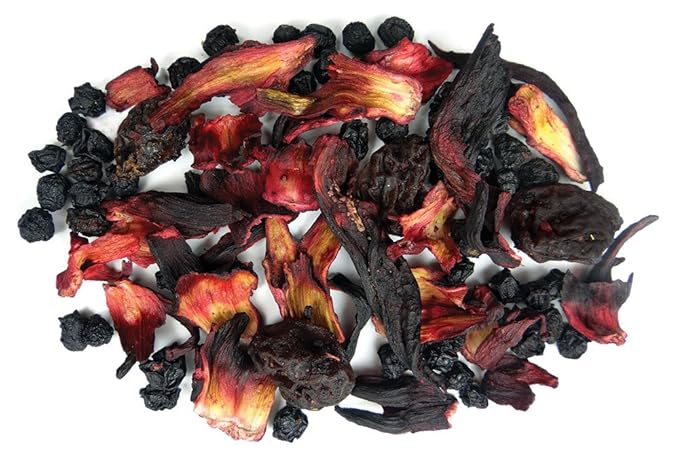 Amazon.com : Black Currant Hibiscus Fruit Tea / Loose Tisane (6 Ounces ...