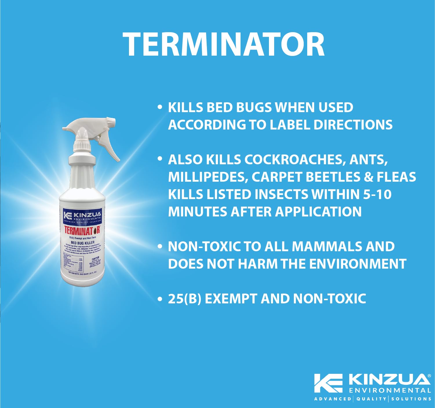 Mua Terminator | Bed Bug, Ant, Flea & Cockroach Killer | All Natural ...