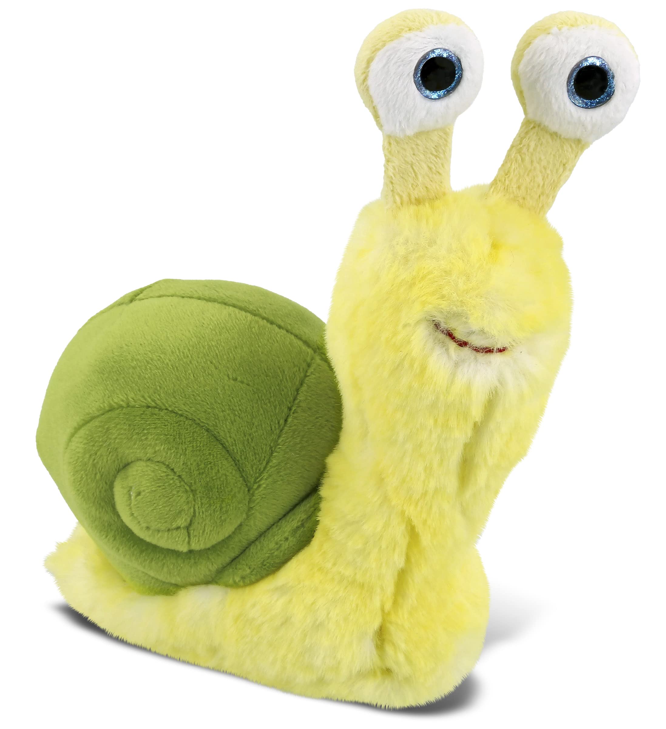 DolliBu Plush Snail Stuffed Animal - Soft Huggable Big Eyes Yellow ...
