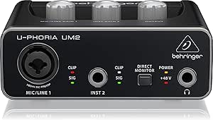Behringer UM2 Audio Interface : BEHRINGER: Amazon.ca: Musical ...