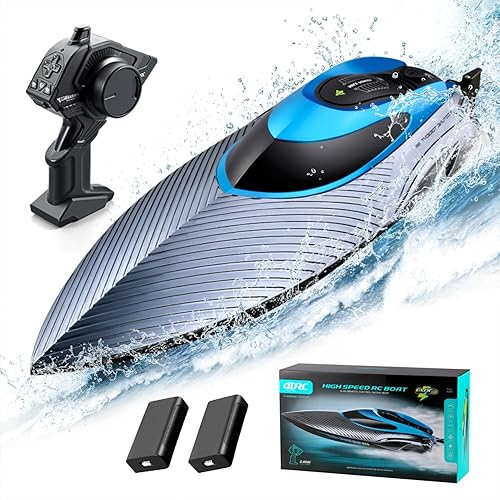 4DRC S3 RC Boat,Remote Control High Speed Boat for Pools & Lakes, 30 ...
