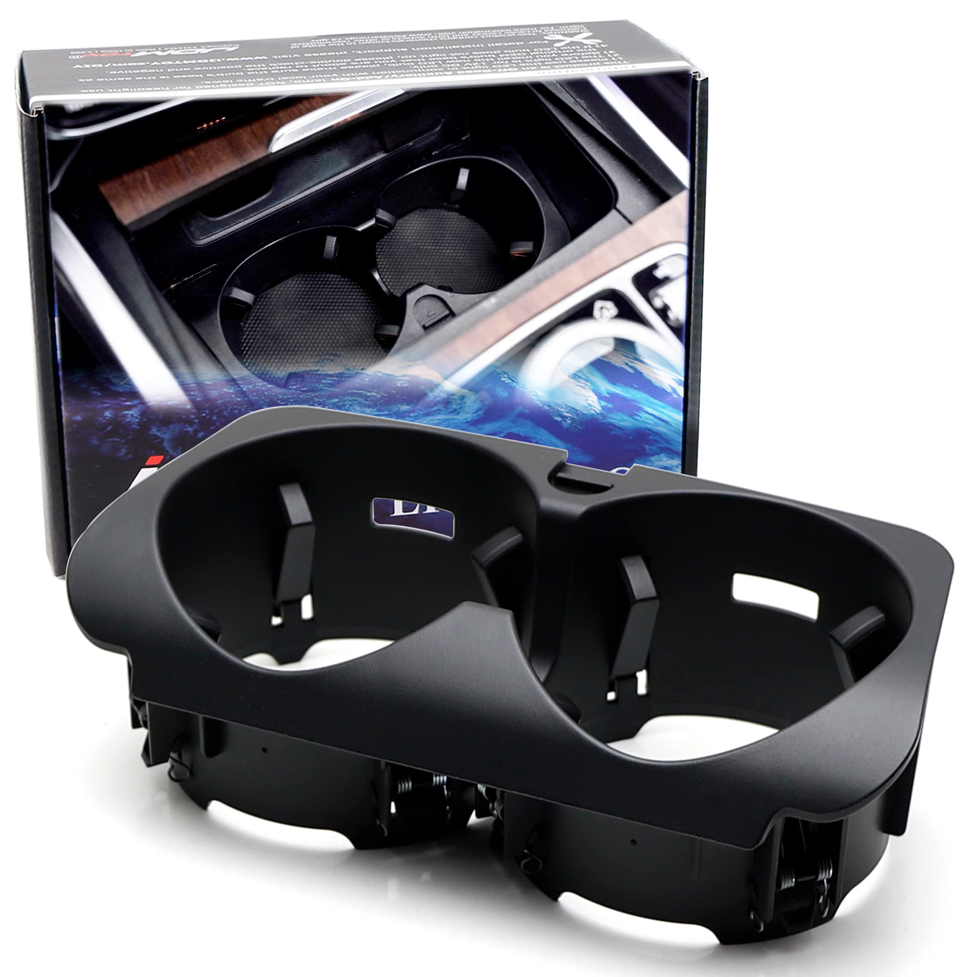 Mua iJDMTOY Matte Black Finish OEM-Replace Center Console Dual Cup ...